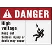 Hy-Ko Caution Sign 5620 - Plastic, Multicolor - 10" x 14" - Walmart.com