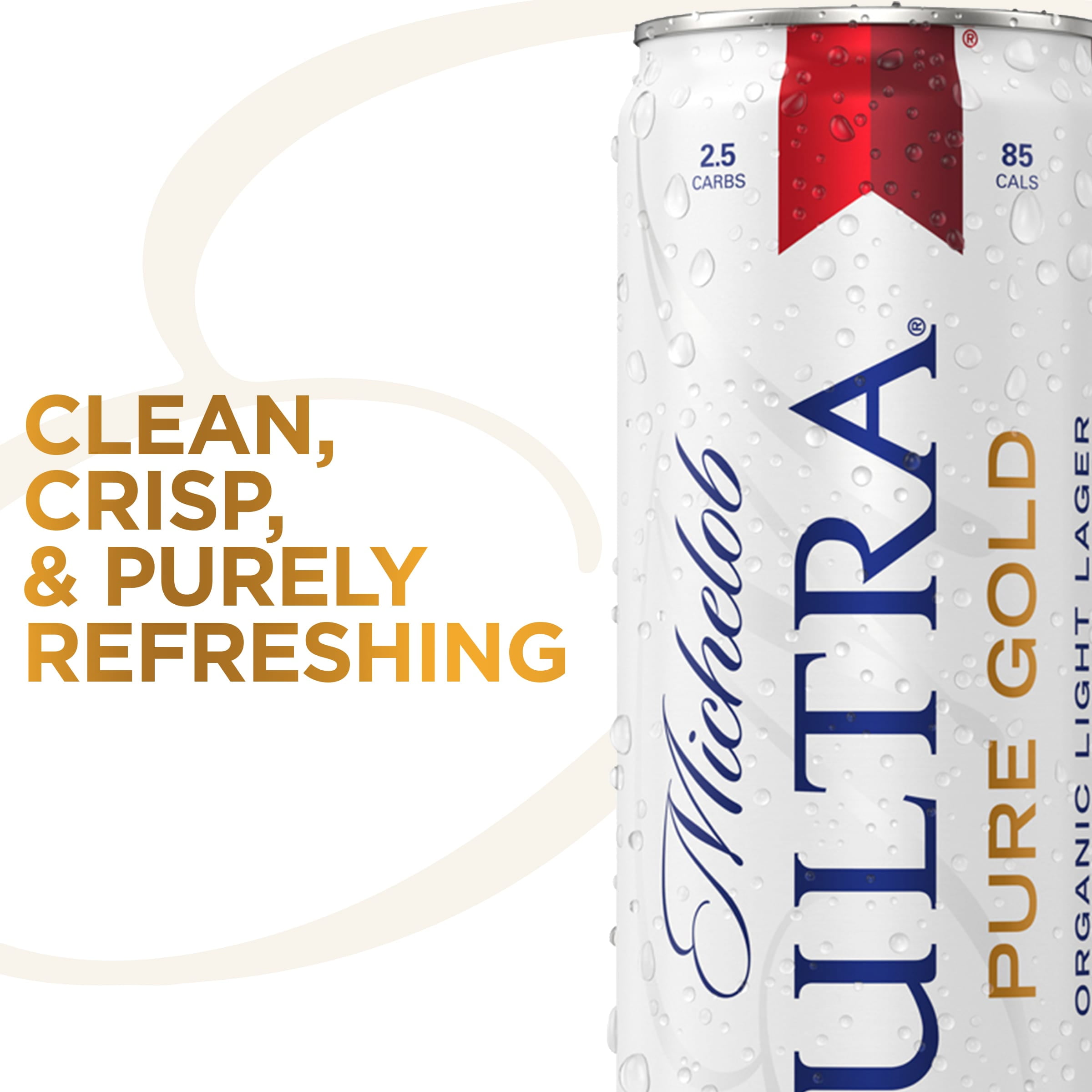 Buy Michelob Ultra Pure Gold Organic Light Lager 12 Pack Beer 12 Fl