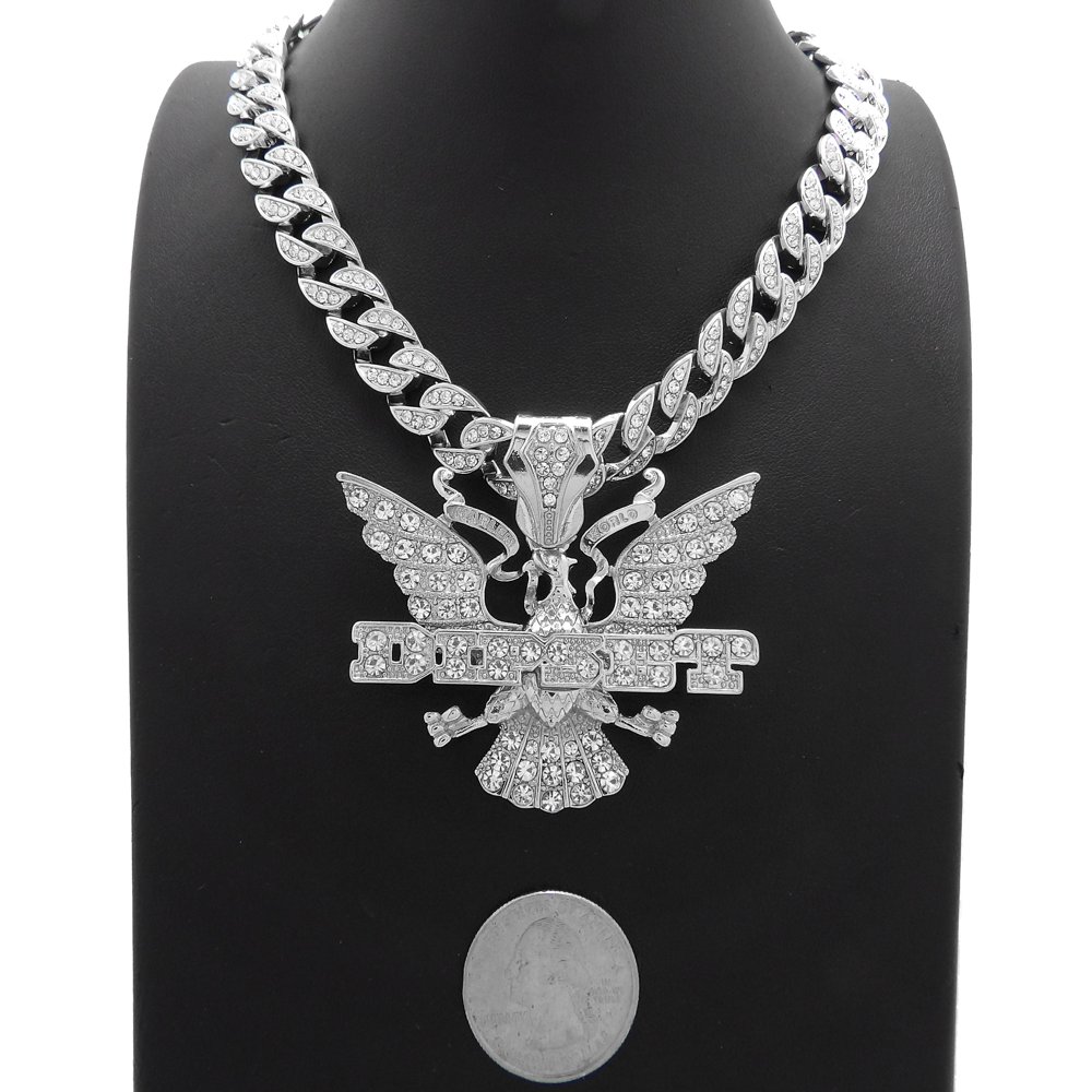 Crescendo - Iced Hip Hop Dipset Pendant 10mm/18",20",24" Ice Bling ...