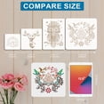 3Pcs A4 Spider Painting Stencil Spider Web Template 11.7x8.3inch Theme ...