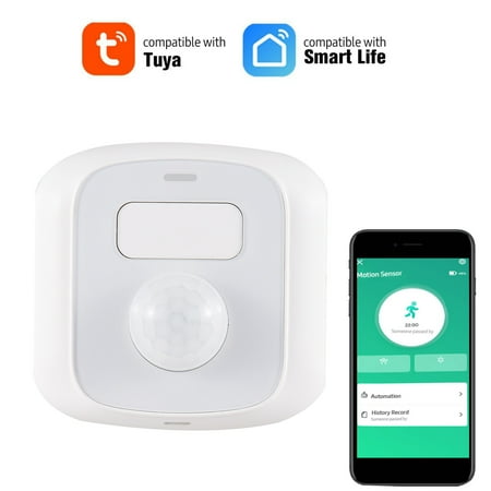 Wifi Motion Sensor Smart Human Body Induction PIR Sensor 16.4Ft 120 ...