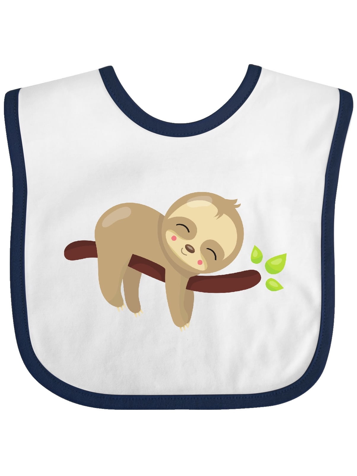 Cute Sloth Sleeping On Tree Branch, Lazy Sloth Baby Bib - Walmart.com ... Cute Sloth Sleeping On Tree Branch, Lazy Sloth Baby Bib - Walmart.com ...