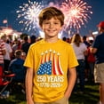 Byoo Big Girls Patriotic T-Shirt 4th of July American Flag Graphic ...