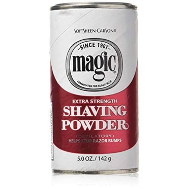 Magic Shaving Powder Blue Regular Strength 5 oz - Razorless Shaving ...