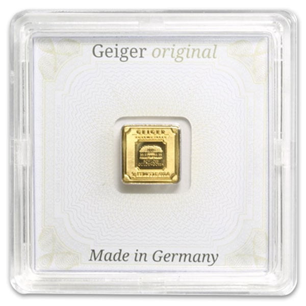 Geiger GOLD Bar - 1 Gram .9999 Pure, in Assay - Walmart.com