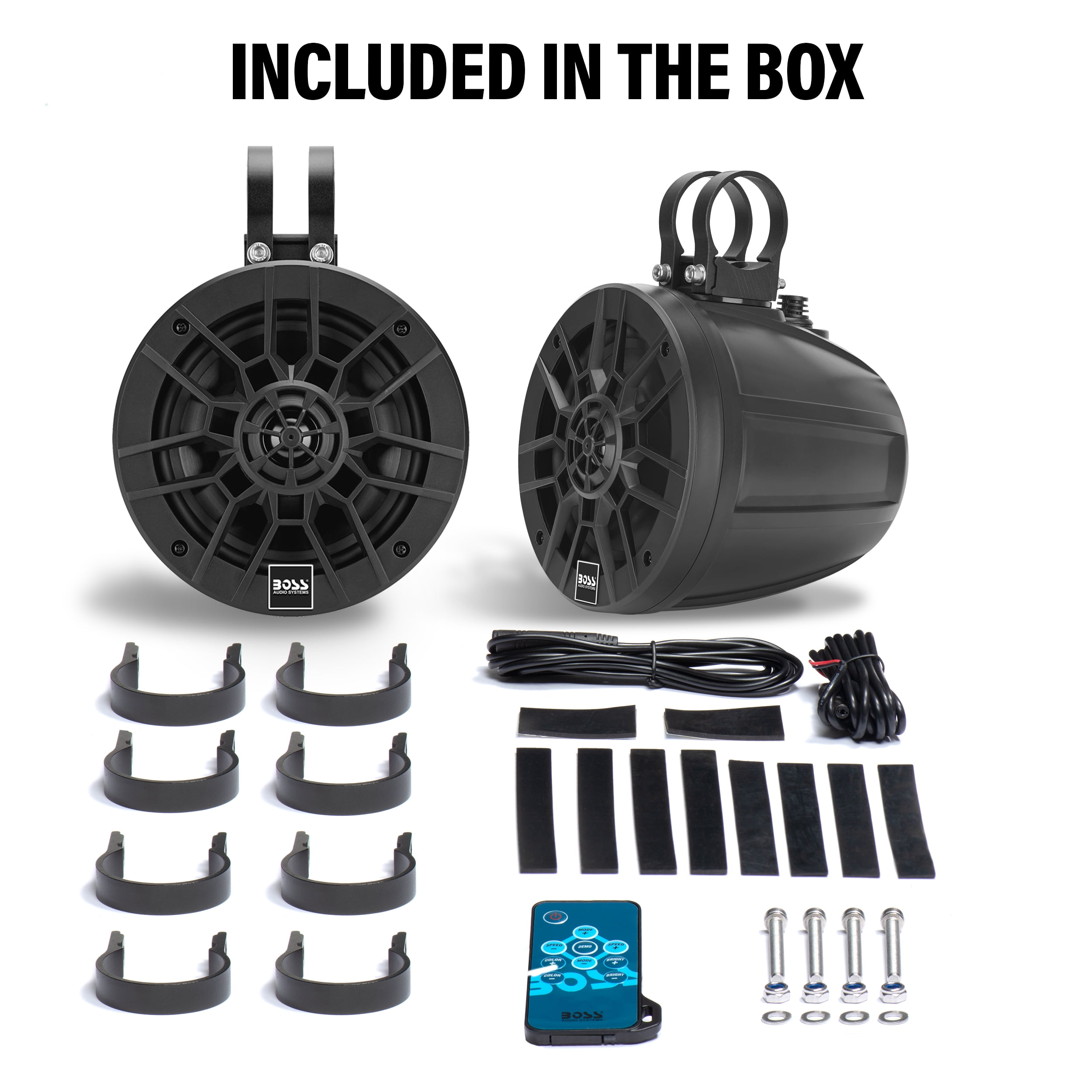 Buy BOSS Audio Systems B6ABT ATV UTV Marine Roll cage Waketower Speaker ...