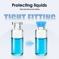 12 Pcs 3ml Vial Cap 6 Colors Reusable Silicone Glass Vial Protective ...