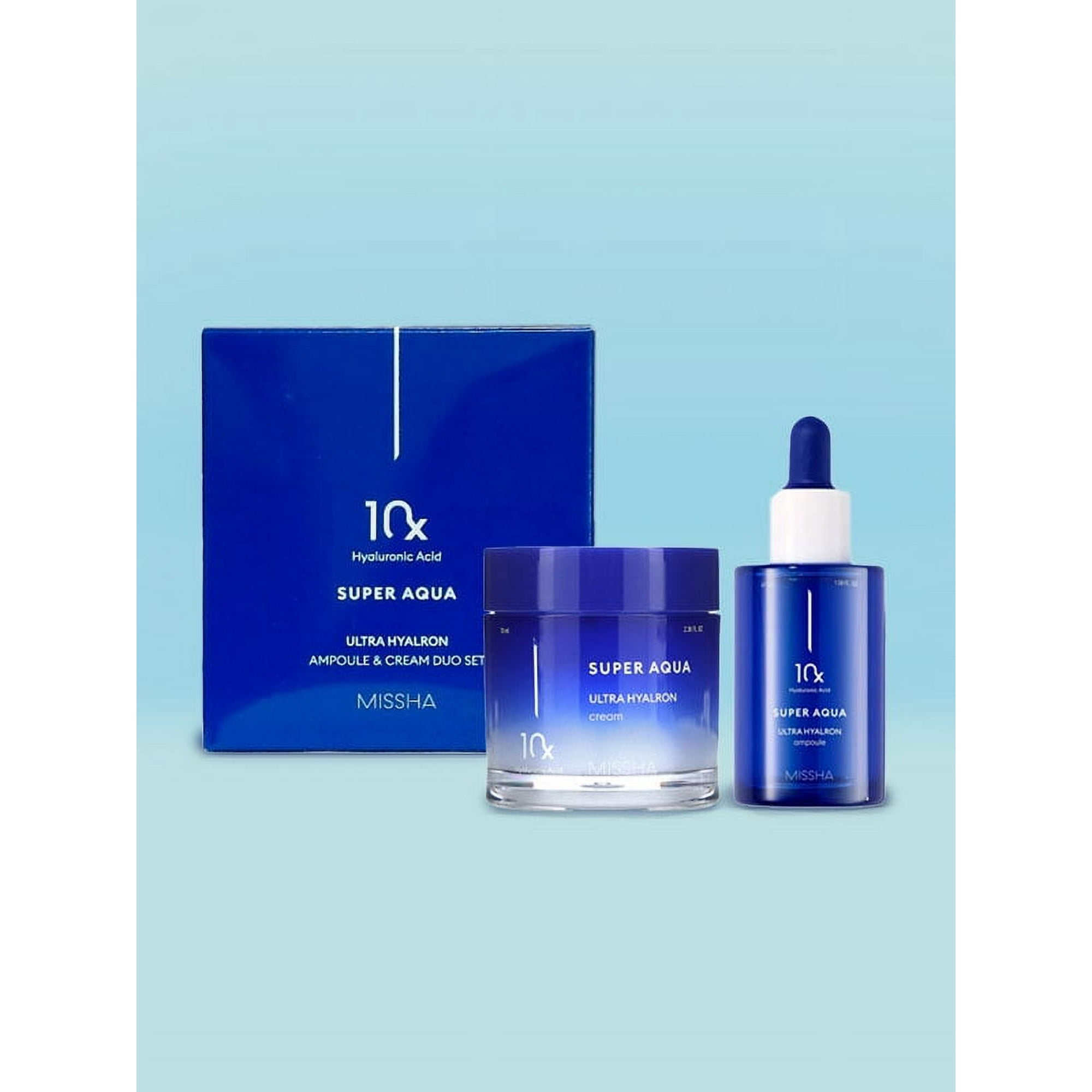 Click here for Missha Super Aqua Ultra Hyalron Ampoule & Cream Du... prices