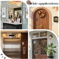 Acrylic Outdoor Brochure Holder Wall Mount Storage Box Rectangle White ...