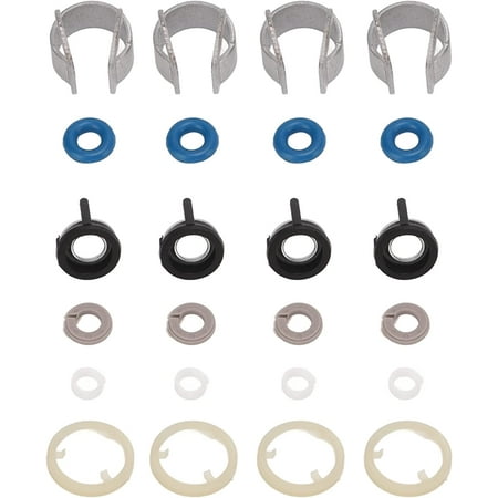 Fuel Injector O Ring Repair Kit,4 Sets Fuel Injectors Seals Repair O ...