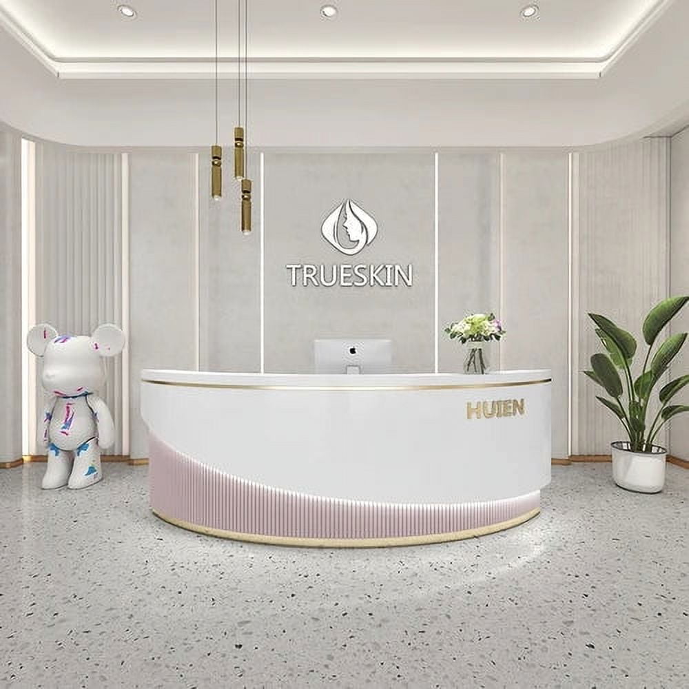 Mobile Counter Reception Desk Office Table Lectern Information Hotel ...