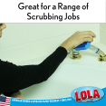 LOLA Pot Brite All Purpose Scrub Sponge, Durable Cleaning Scrubber ...