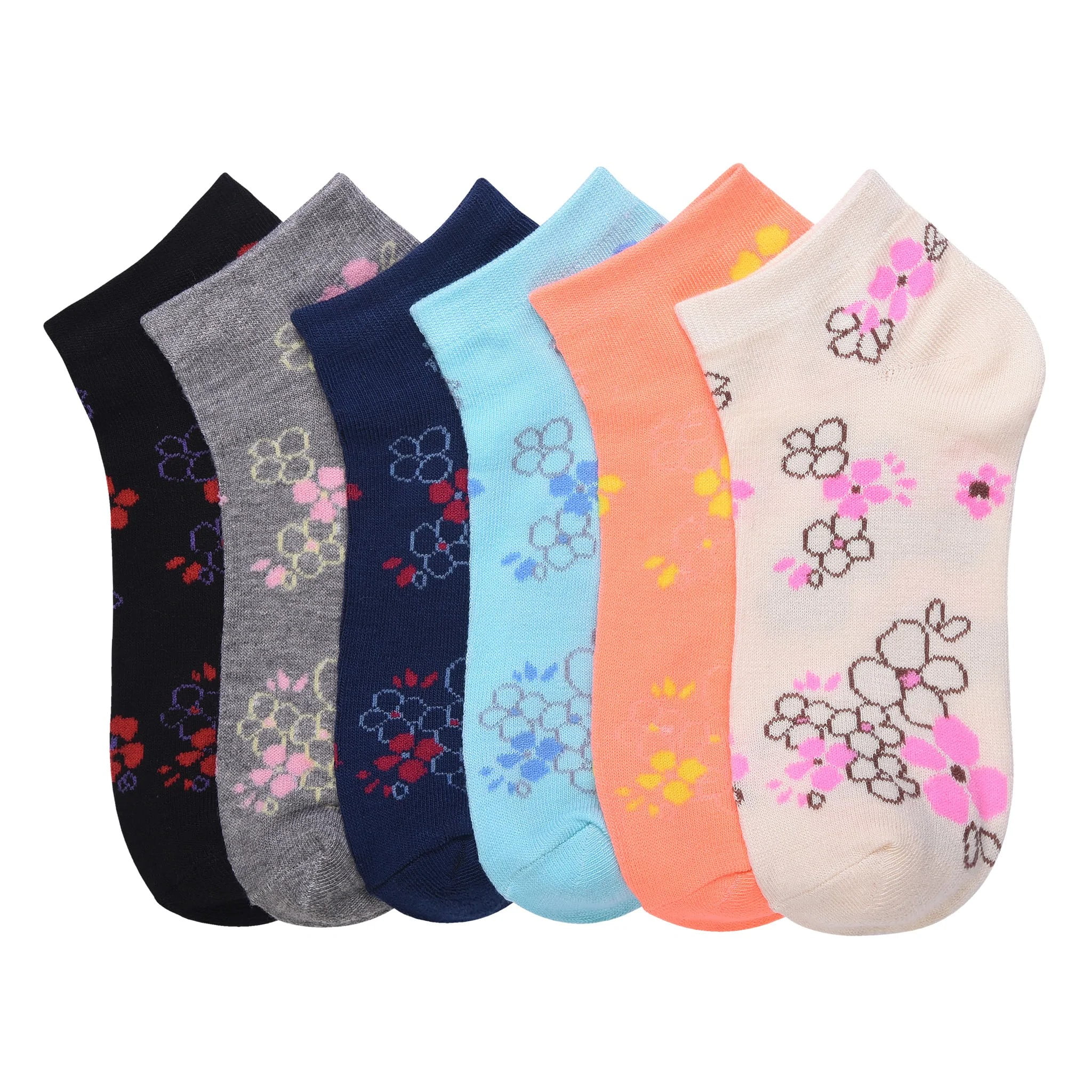 6-PACK Women's Comfort Low Cut Socks, Spandex Socks, FOG, 6-8 - Walmart.com