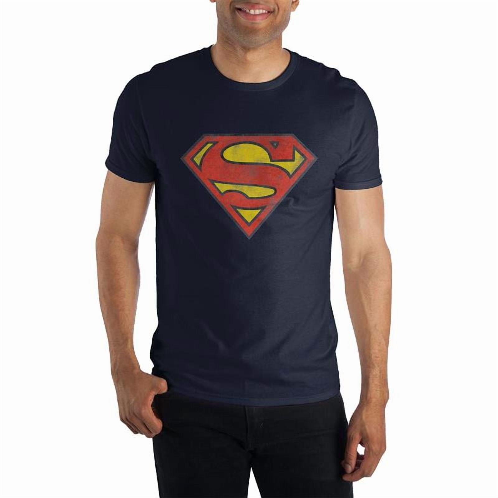 Click here for Bioworld Superman Mens Logo T-Shirt Navy T-Shirt-M... prices