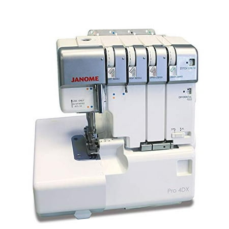 Janome Pro4DX Heavy-Duty Overlock Serger, with Easy Threading Lower ...