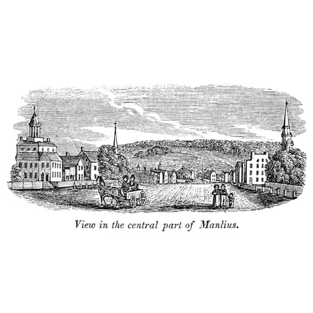 New York: Manlius, 1841. /Nmanlius, Onondoga County, New York. Wood ...
