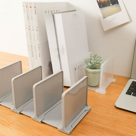 Fairnull Shelf Divider Reliable Card Slot Design Plastic Practical ...