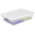Sterilite 28 Qt. Storage Box Plastic, White, Set of 10 - Walmart.com