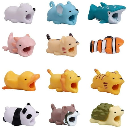 12 Pack Cute Cartoon Animal Cable Protector, Prevents Cable Break Cable ...