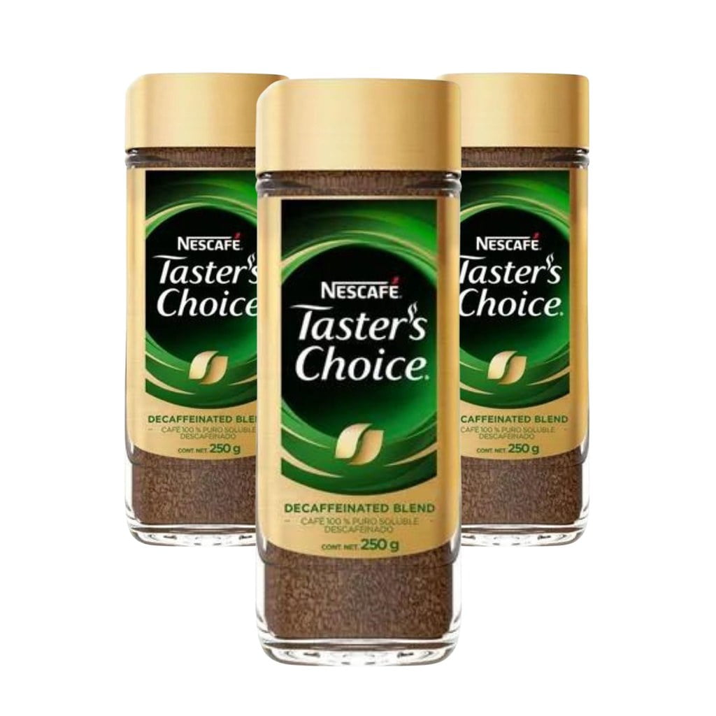3 Pack Nescafé Tasters Choice Café Soluble Descafeinado 250g | Walmart ...