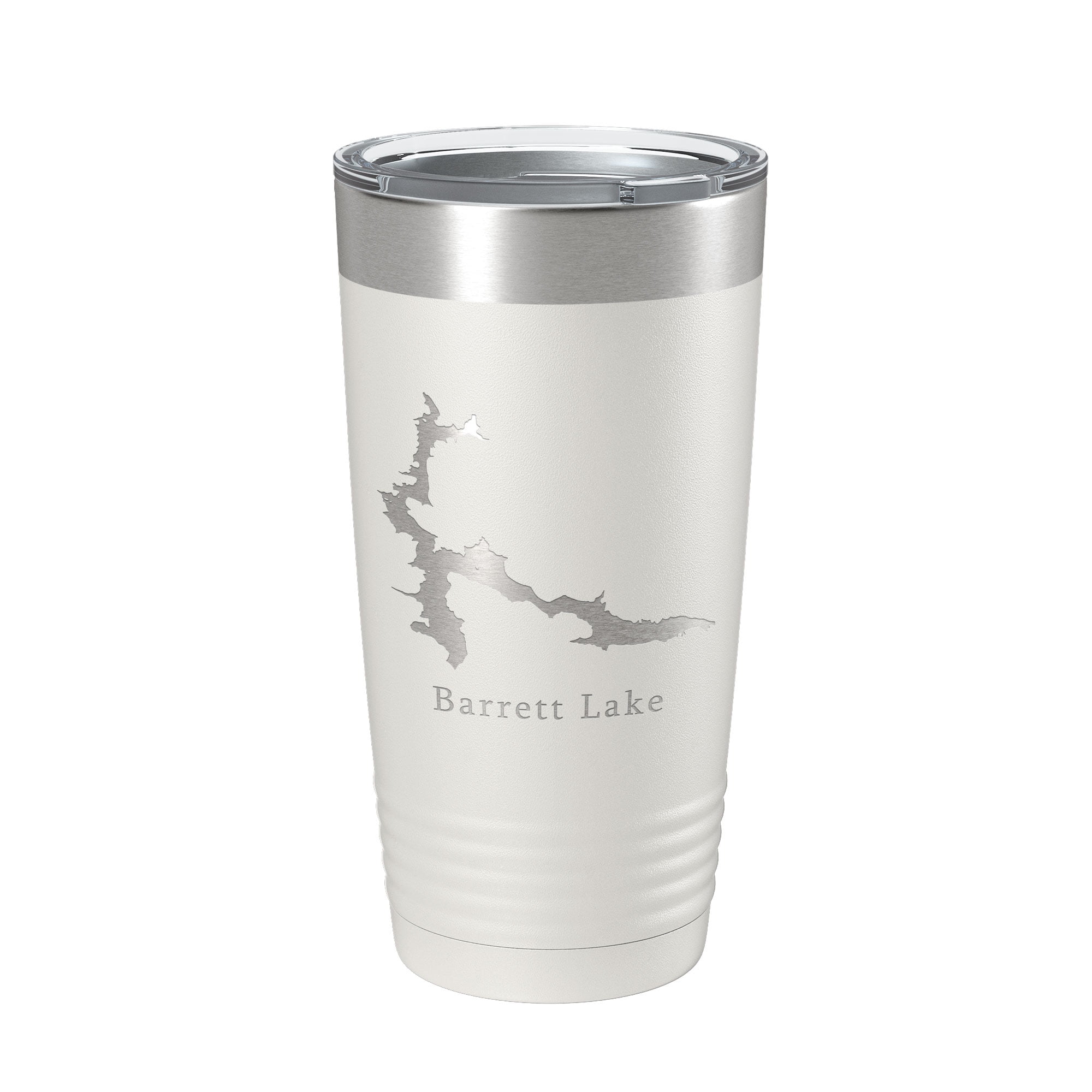 Barrett Lake Map Tumbler Travel Mug Insulated Laser Engraved Coffee Cup ...
