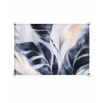 Abstract Black Leaf Sun Shade Sail 6.5'X10' Summer Leaves Watercolor ...