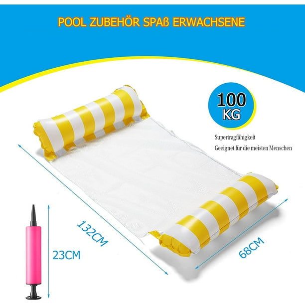 4-in-1 Original Hammock Pool Float & Water Hammock – Multi-Purpose ...