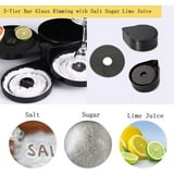 3 Tier Bar Glass Rimmer, Margarita Cocktail Salt and Sugar Glass Rimmer ...