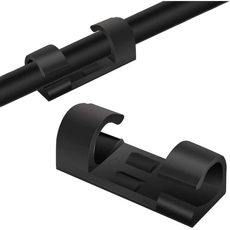 CARBONLIKE Cable Clips [20 Pcs], Cable Tidy Clips, Cable Ties, Self ...