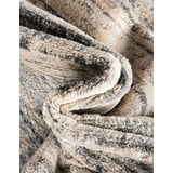 Unique Loom Oasis Collection Area Rug - Calm (8' x 10' Rectangle Cream ...