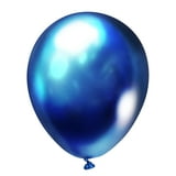Way to Celebrate! 12in Birthday Party Decoration Blue Glossy Metallic ...