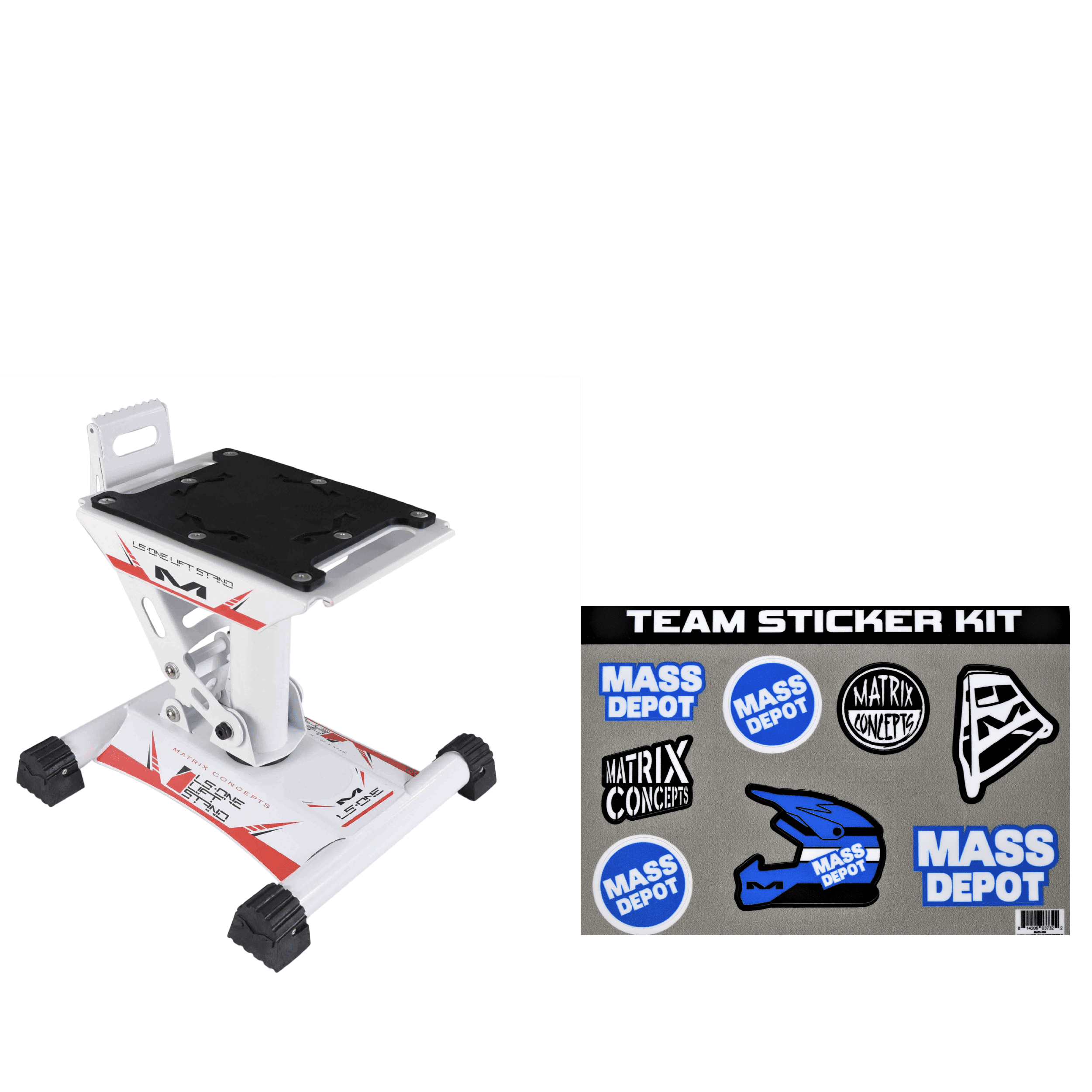 Matrix Concepts LS1 Lift Stand Carbon Steel Construction with a 500 lbs ...