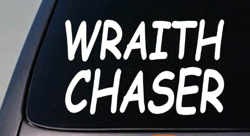 Wraith Chaser ghost hunting sticker static paranormal decal *E058 ...