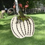 Metal Pumpkin Harvest Fall Decor Thanksgiving Halloween Outdoor Yard ...