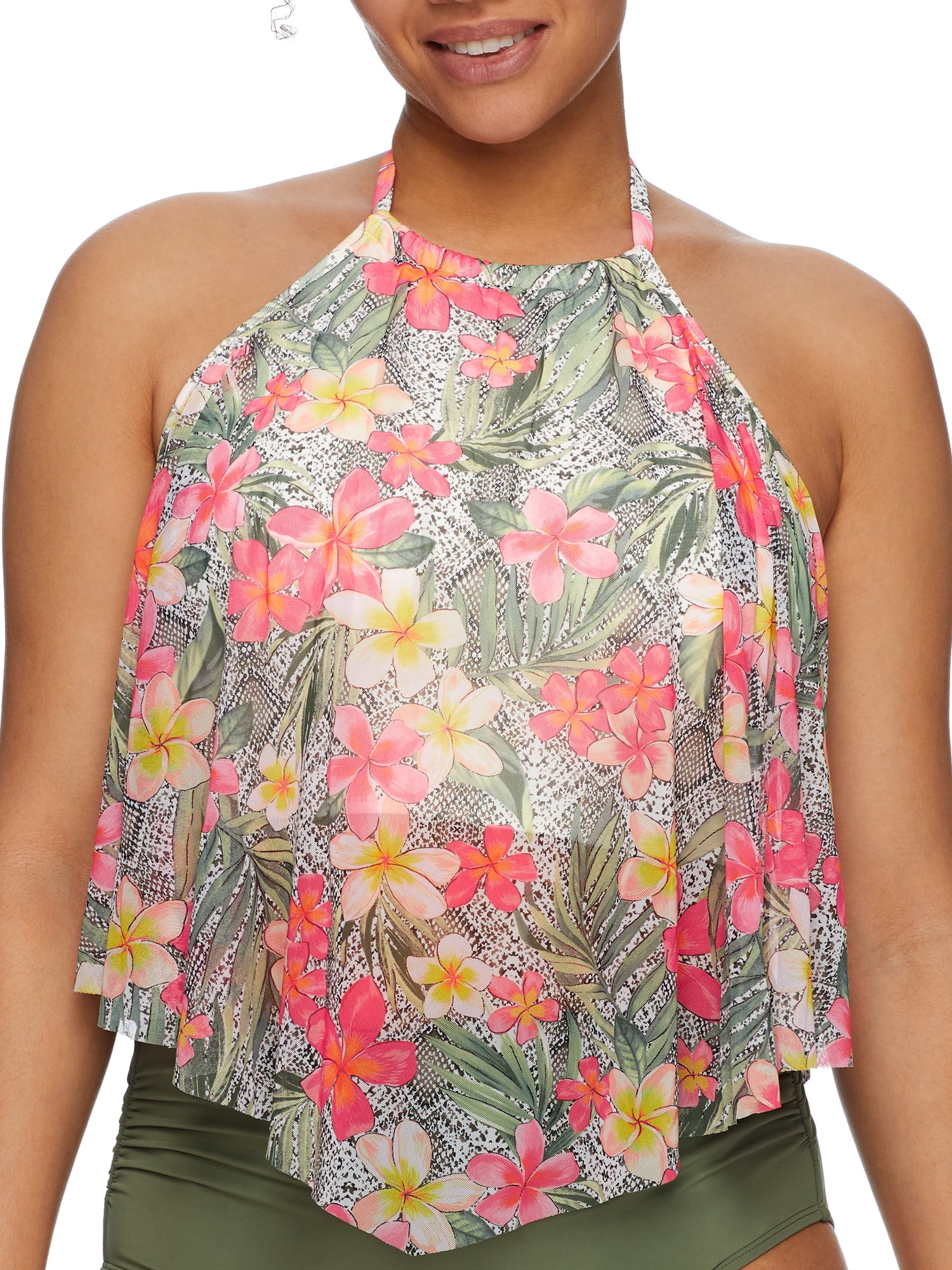 Coco Reef Womens Monaco Aura Crop Underwire Tankini Top C-DD Cups Style ...