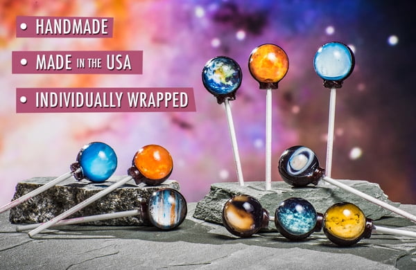 Planet Lollipops Solar system themed spherical suckers. - Walmart.com