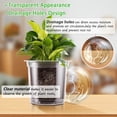 Clear Nursery Pots 5/4/3.5 Inch Plastic Seed Starter Plant Flower Pot ...