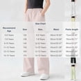 AGKIZG Solid Color Waterproof Sun Protection Straight Leg Wide Leg ...