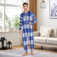 1-Pack Onesie Adult Hooded Pajamas, Soft Fleece Full Zip One Piece ...