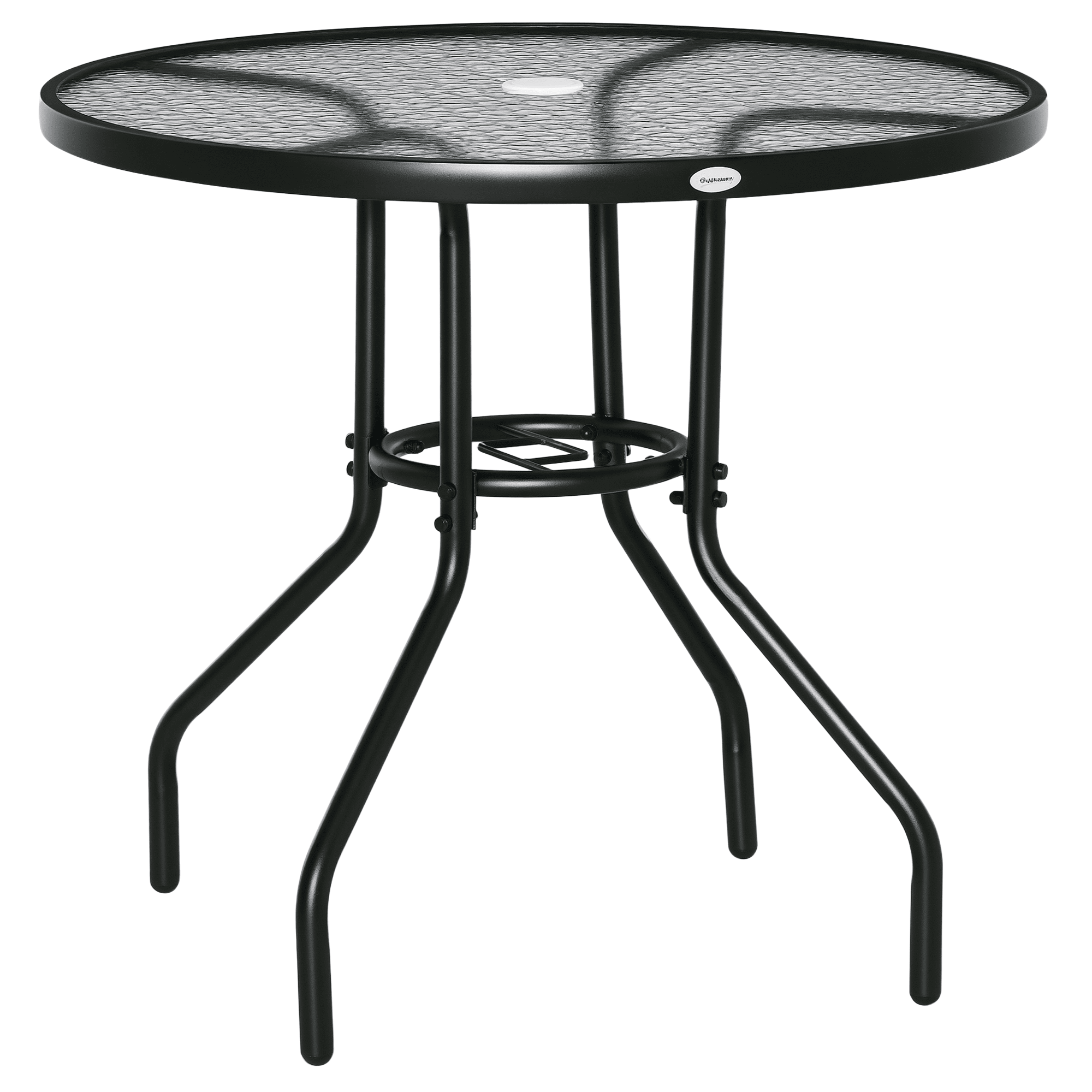 Click here for Outsunny 31.5 Round Outdoor Dining Table With Umbr... prices