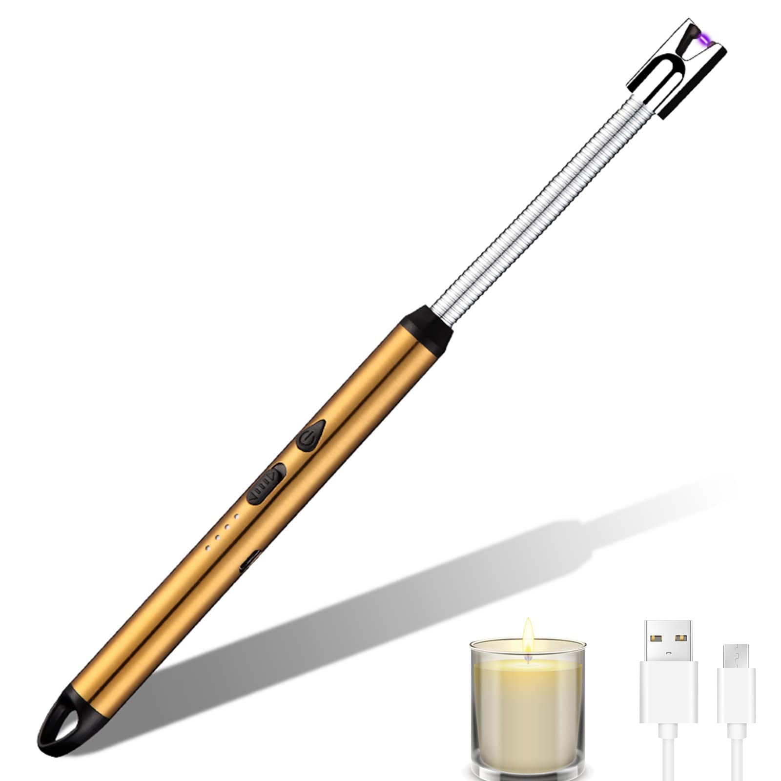 Encendedor eléctrico, encendedor eléctrico de arco recargable por USB ...