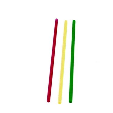 Boardwalk Unwrapped Colossal Straws, 8 1/2", Blue, Green, Pink, Purple ...
