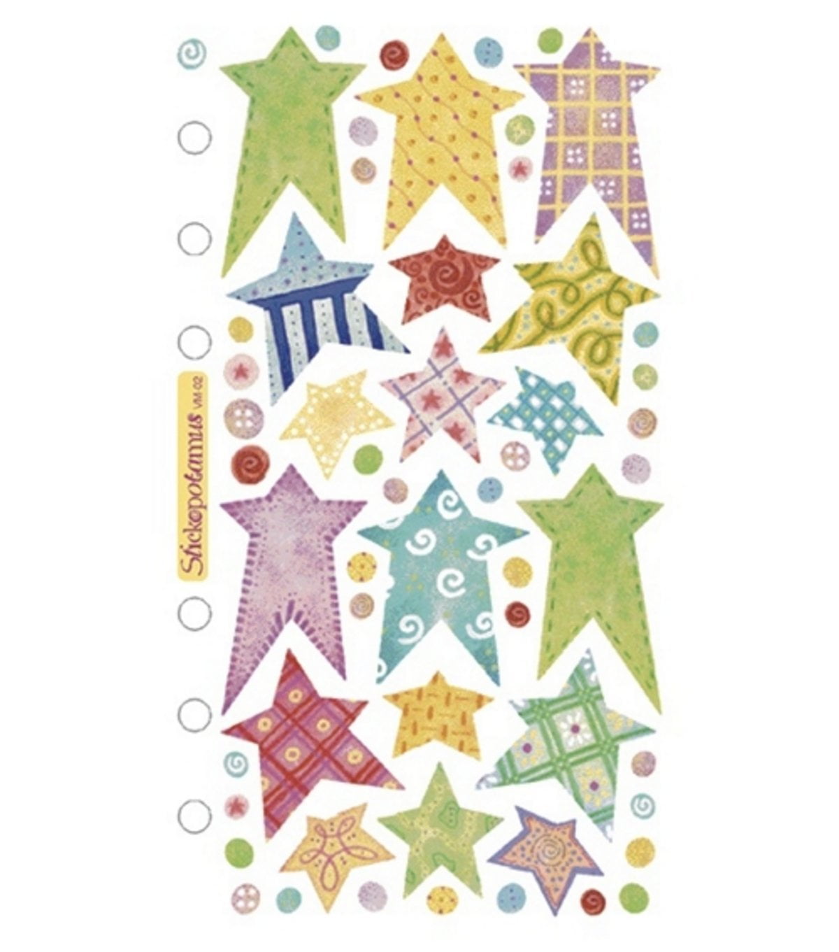 Sticko Vellum Stickers - Pastel Stars - Walmart.com