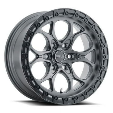20x8.25 WELD Off-Road W100 Dually Inner Gloss Black Wheel 8x200 (117mm ...