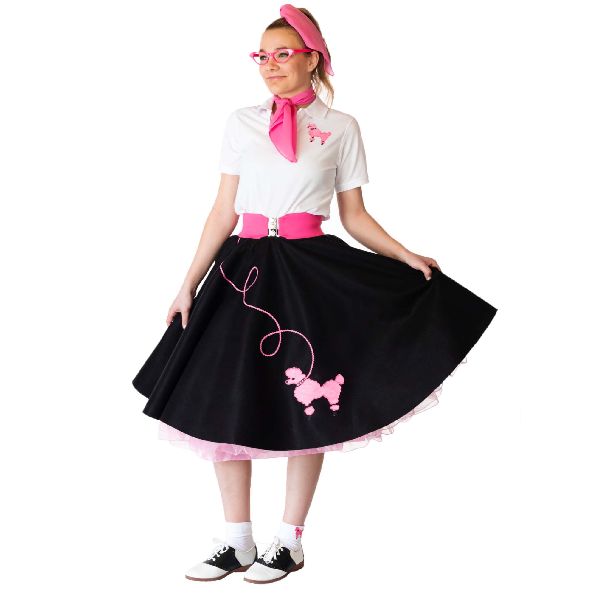 50s Fashion Women Poodle Skirts