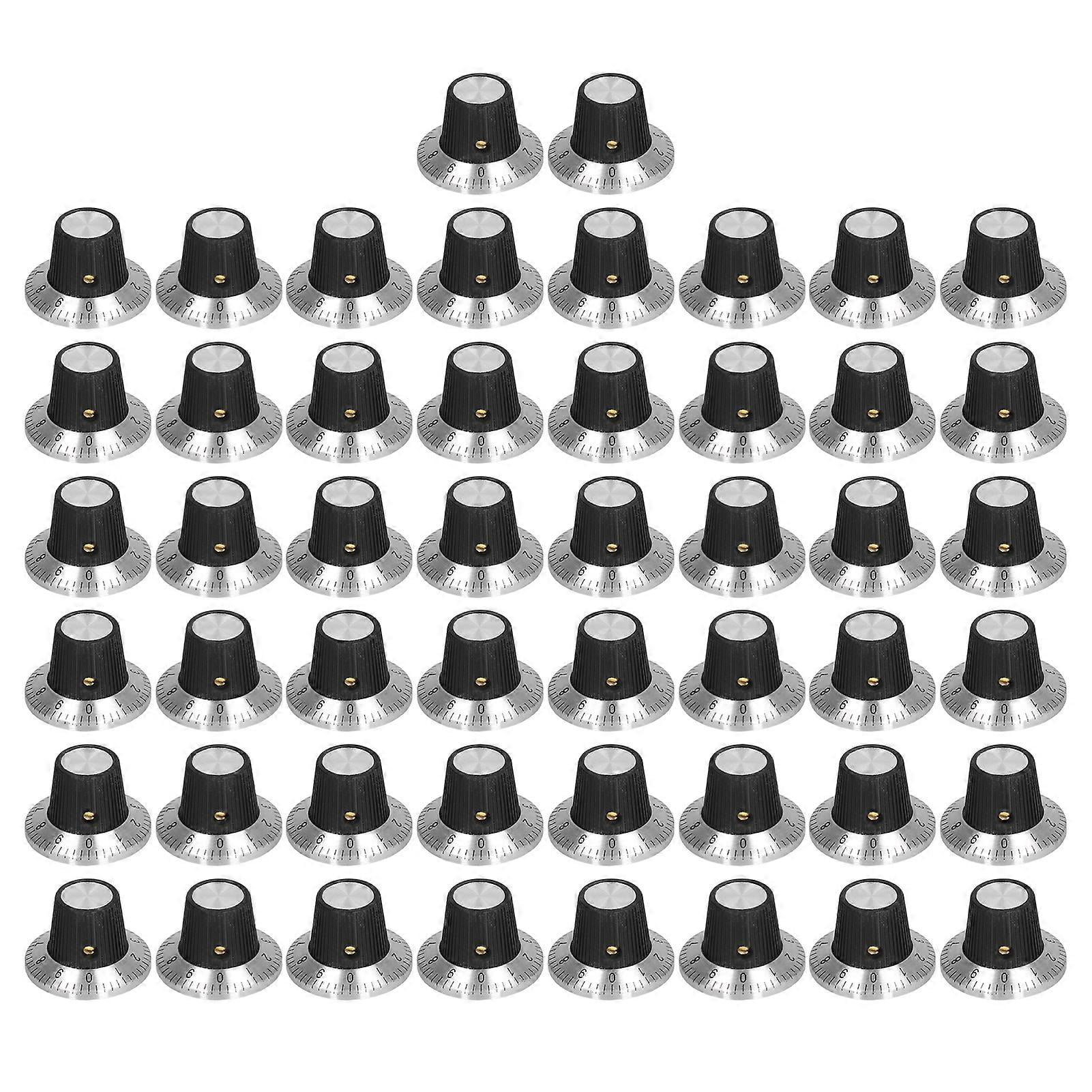 50Pcs Potentiometer Dial Knob Plastic Control Knobs Caps Replacement ...