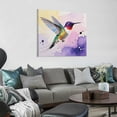 Abstract Watercolor Hummingbird Art Modern Canvas Prints, Canvas Wall ...