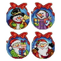 "Snowmen" 129CS Counted Cross-Stitch Kit - Walmart.com