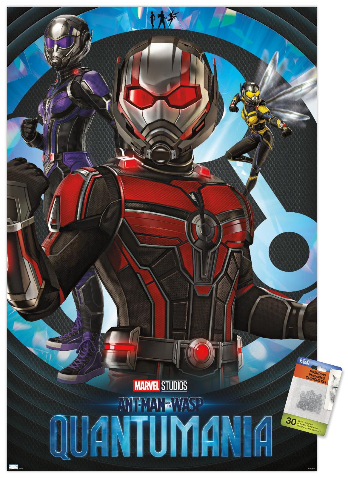 Marvel Ant-Man And The Wasp: Quantumania - High Render Trio Wall Poster ...