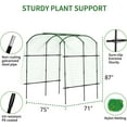 Lilypelle Tall Outdoor Climber Arch Trellis for Cucumber & Other ...